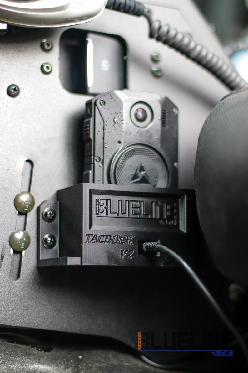 Tacdock V2 Vehicle Mount BWC Body Worn Camera Charger Vehicle Charging ...