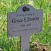 Personalised Memorial Plaque Garden Stake Grave Marker RIP Stake for ...