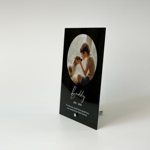 Custom Pet Loss Gift, Pet Memorial Photo Plaque, Personalized RIP ...
