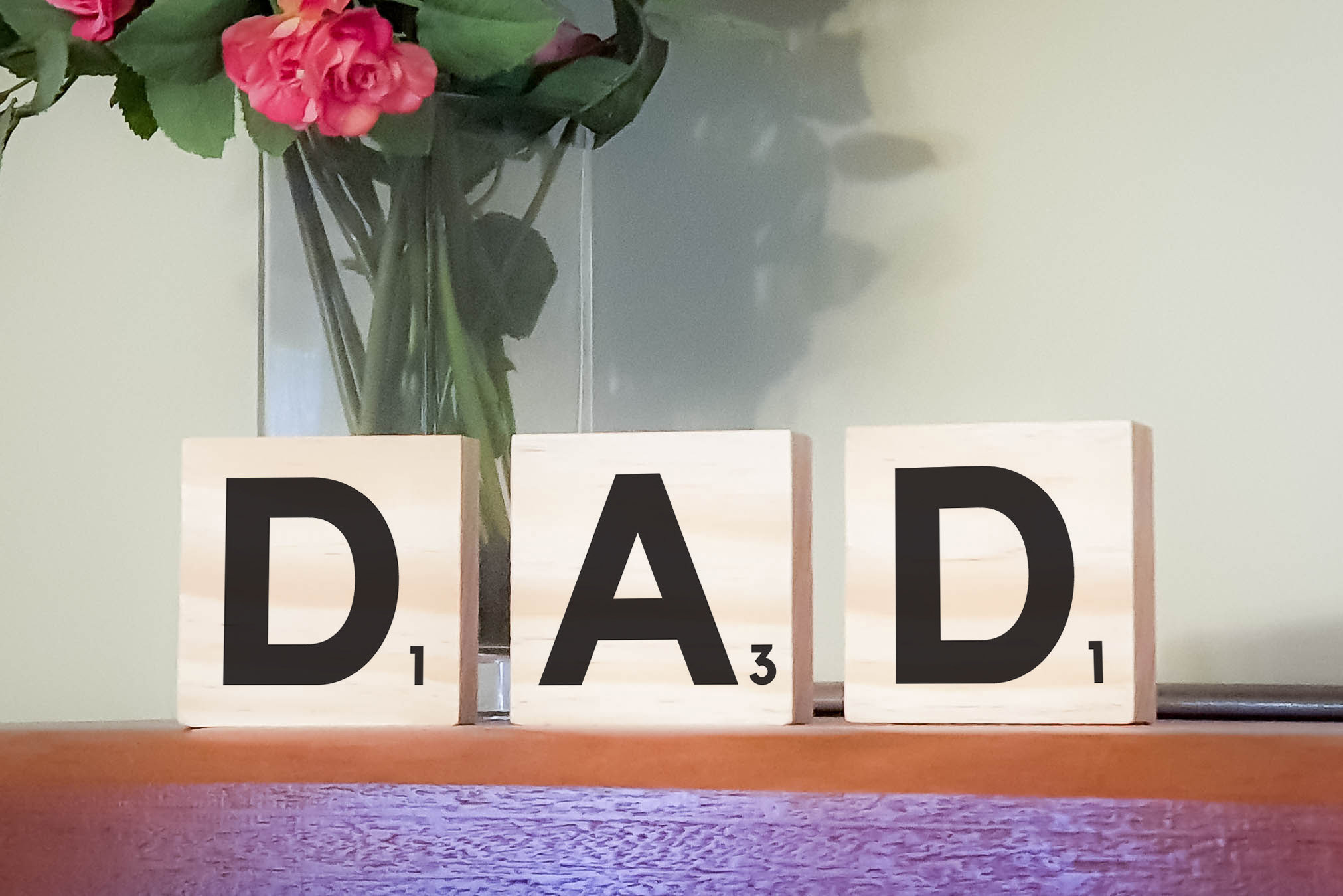 Wood Scrabble Letter Tile Block With Photo Personalised Gift - Etsy