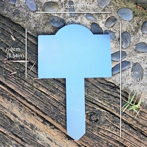 Personalised Memorial Plaque Garden Stake Grave Marker RIP Stake for ...