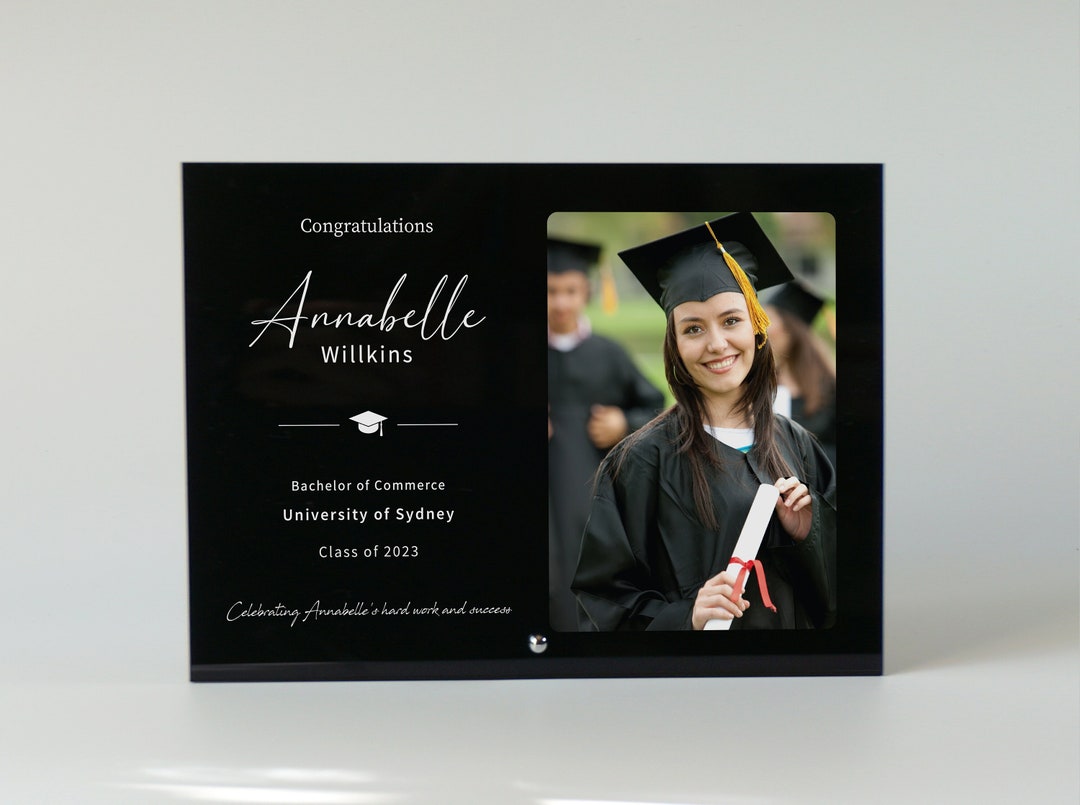 Personalized Graduation Photo Plaque, Custom Graduation Plaque, Grad ...