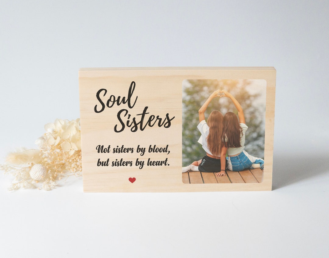 Soul Sisters Custom Photo Plaque Personalized Wood Photo Block ...