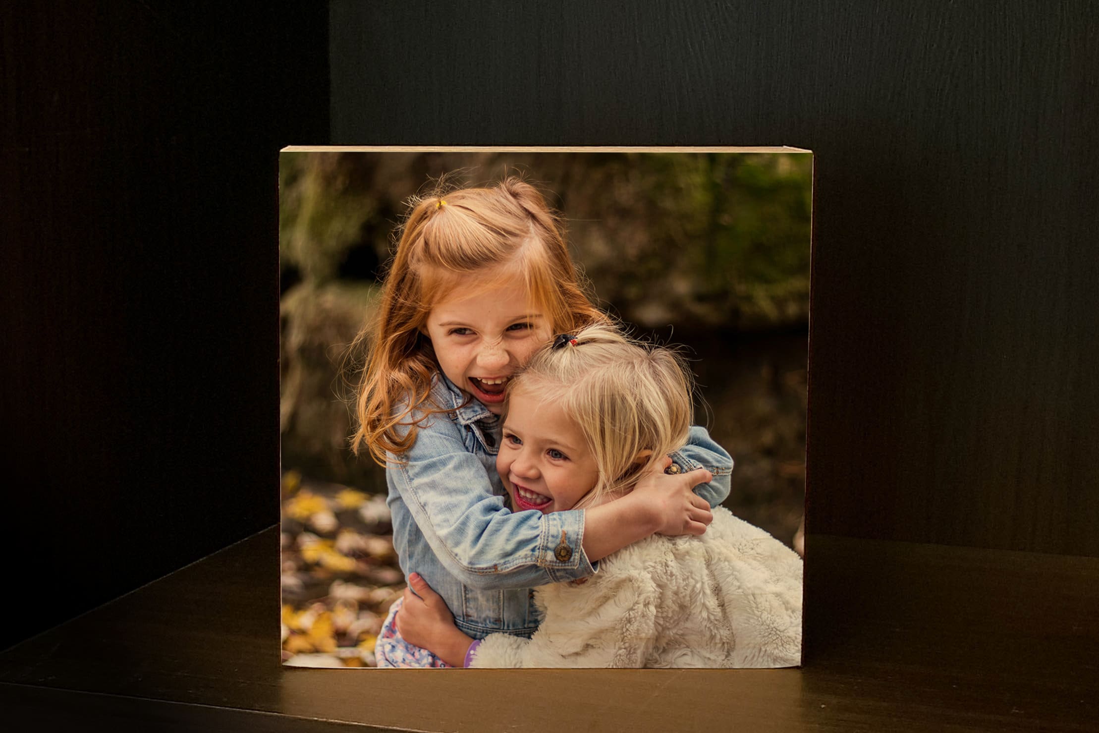 Custom Wooden Photo Block Print Your Memory on Wood - Etsy