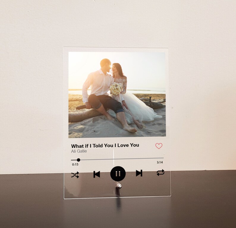 A3 Custom Music Plaque Personalised Spotify Song Plaque with | Etsy