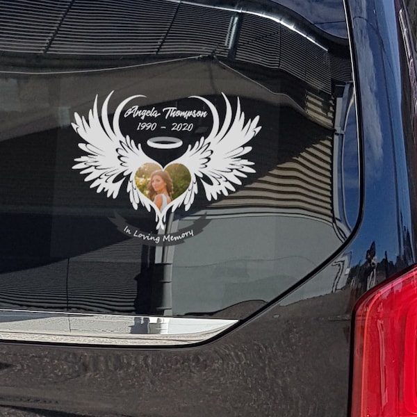 In Loving Memory Car Decal - Etsy