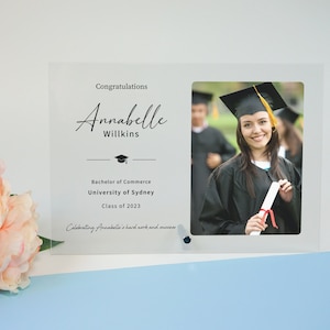 Personalized Graduation Photo Plaque, Custom Graduation Plaque, Grad ...