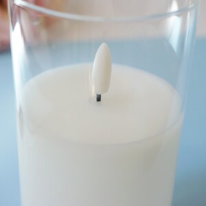 Personalised Photo Memorial Candle, RIP Flameless Flickering LED Glass ...
