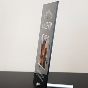 Pet Loss, Memorial Photo Plaque, Personalised RIP Keepsake, Pet ...