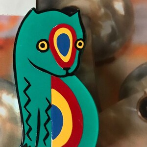 Marie-christine PAVONE Broche HORS-SÉRIE Chat Sonia Turquoise Blue ...