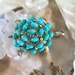 HAR Signed 3 Dimensional Whimsical Turtle Brooch Faux Turquoise and ...