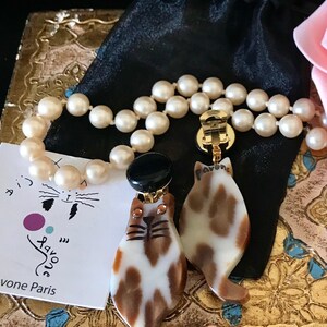 Marie-christine PAVONE Boucles D'oreilles Chatons Leopard Handmade ...