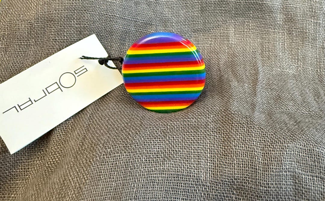 SOBRAL Pop Pride Retalhos Ring Handcrafted Rainbow Art Handmade From ...