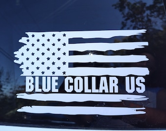 Blue Collar Dollar Vinyl Decal - Etsy