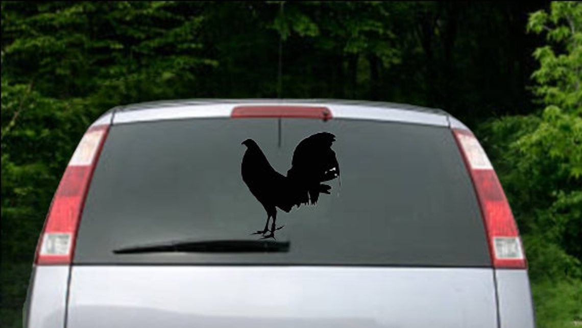 Gamefowl Car Decal/rooster Decal - Etsy