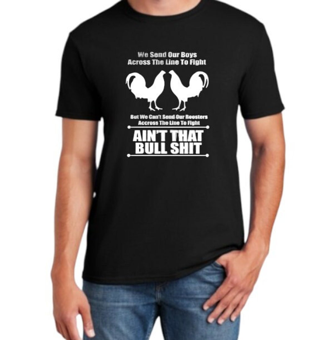 Gamefowl T-shirt - Rooster Graphic Tee - Etsy
