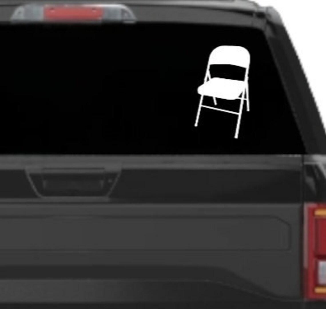 Folding Chair Decal Car Sticker Bumper Sticker - Etsy