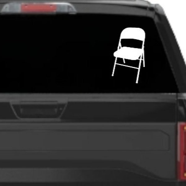 Folding Chair Car Decal - Etsy