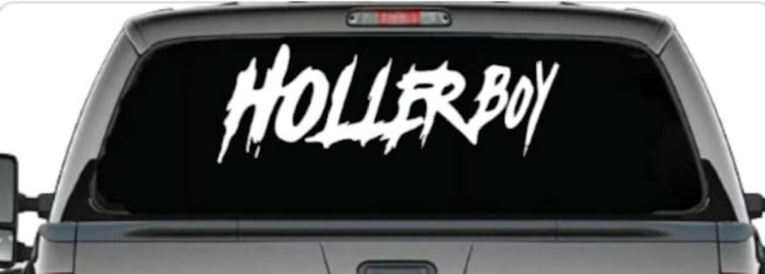 HOLLER BOY 17" Decal Diesel Truck Boys Truck Decal Vinyl Sticker - Etsy