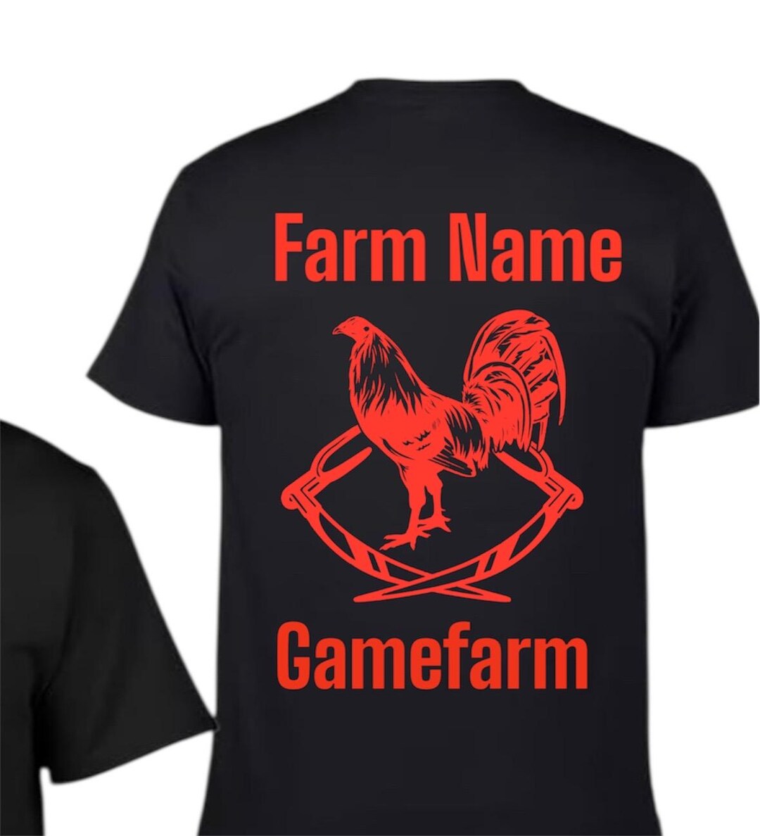 Custom Gamefarm, Gamefowl T Shirt - Etsy