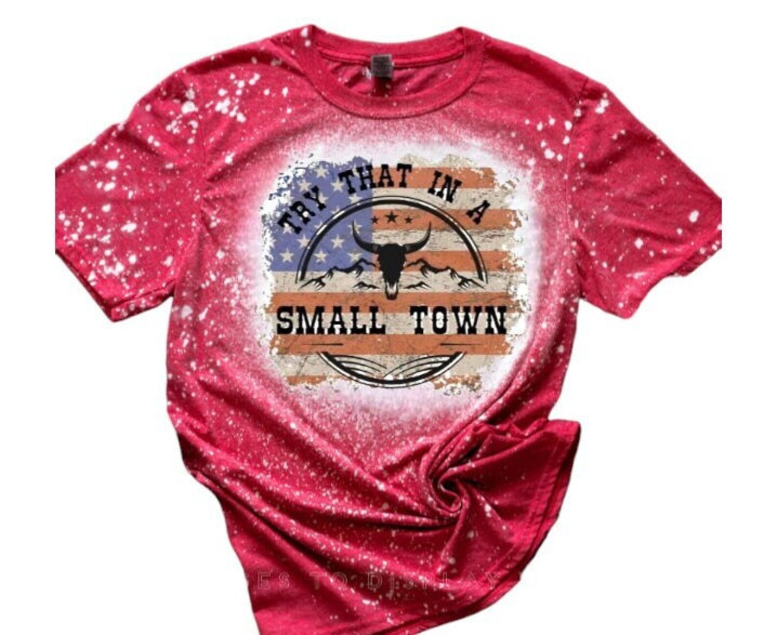 Try That in a Small Town Flag - Etsy