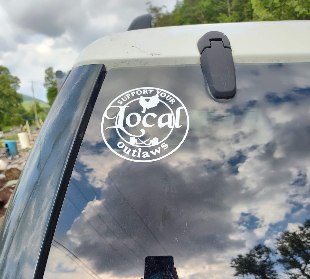 Gamefowl Outlaw Decal, Car Decal, Gamefowl Decal - Etsy