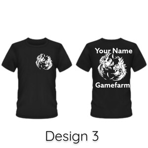 Custom Gamefarm, Gamefowl T Shirt - Etsy
