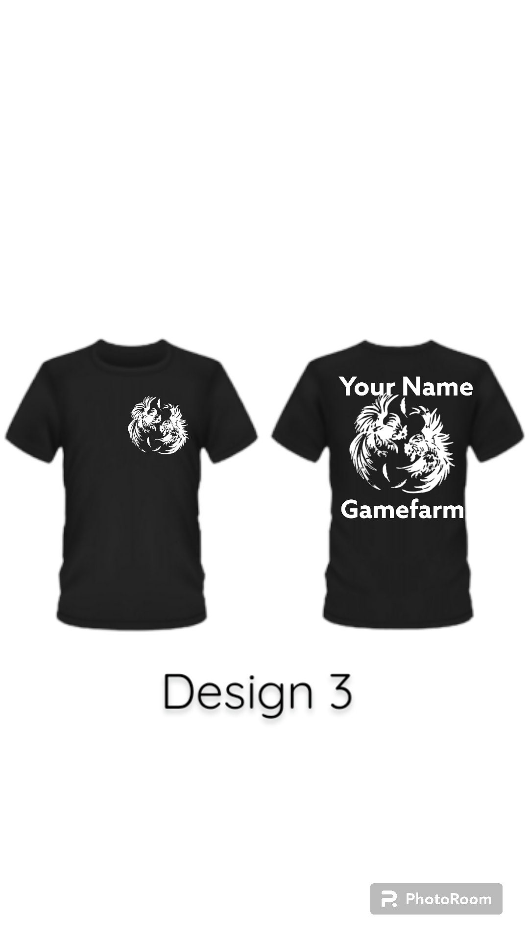 Custom Gamefarm, Gamefowl T Shirt - Etsy