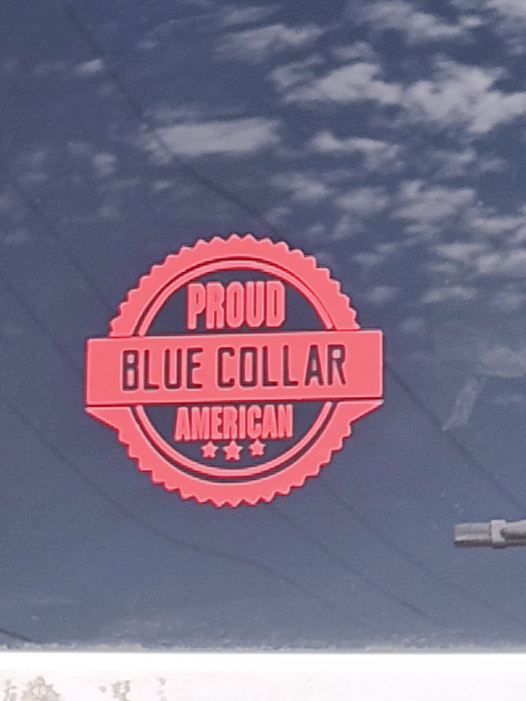 Proud Blue Collar Decal - Etsy