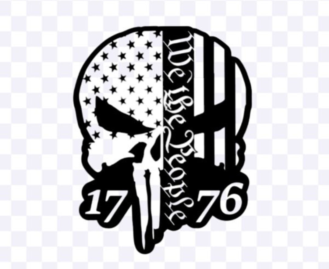 Skull Decal, Second Amendment Decal, We the People Decal, - Etsy