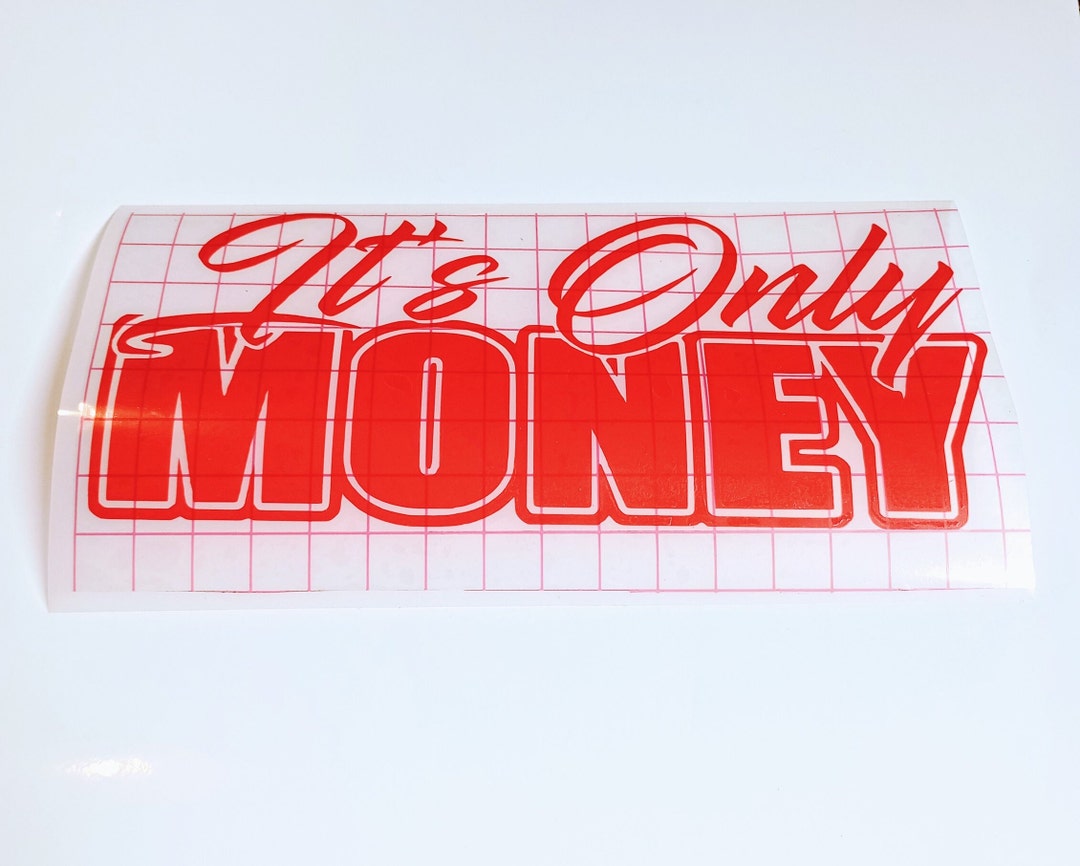 It's Only Money Car Decal - Etsy