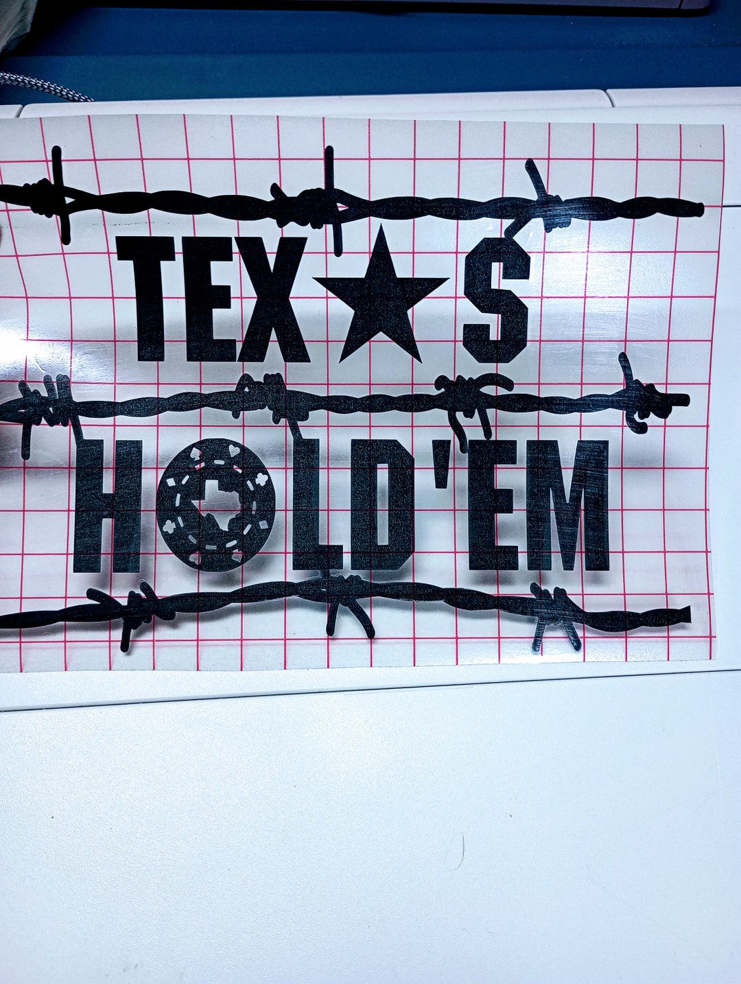 Texas Hold'em Car Decal Texas Car Decal Ain't No Hold Em Decal Western ...