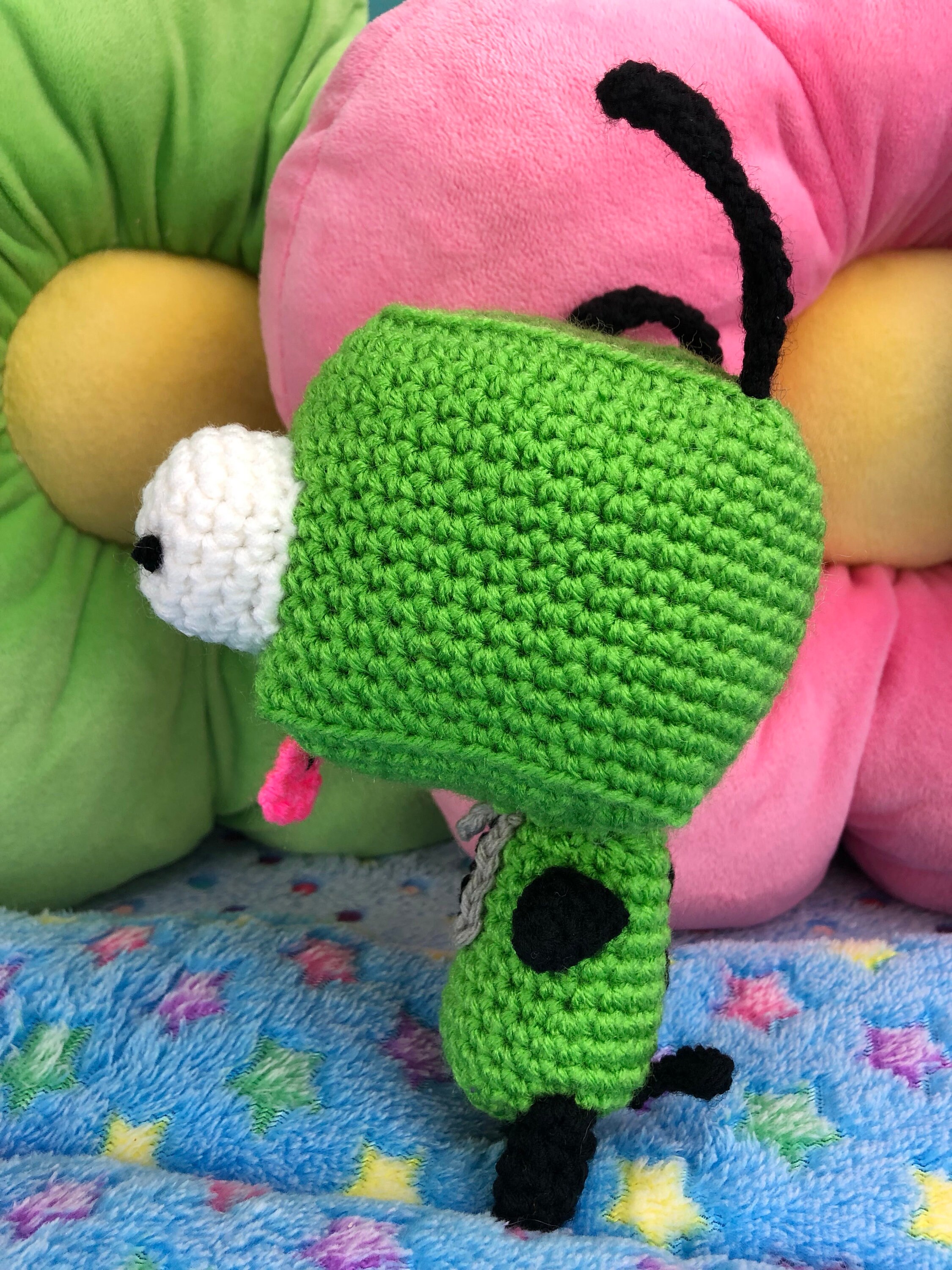 Invader Zim GIR dog Crochet - Etsy