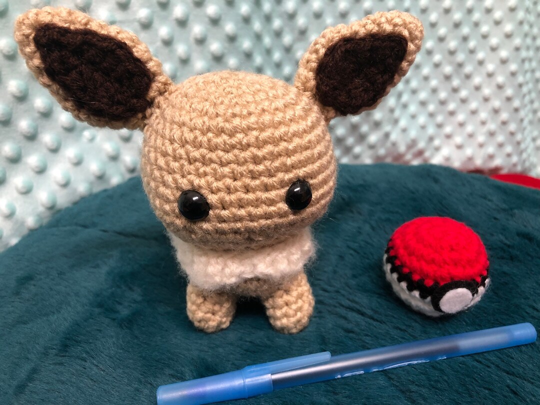Pokemon Inspired Eevee Crochet - Etsy