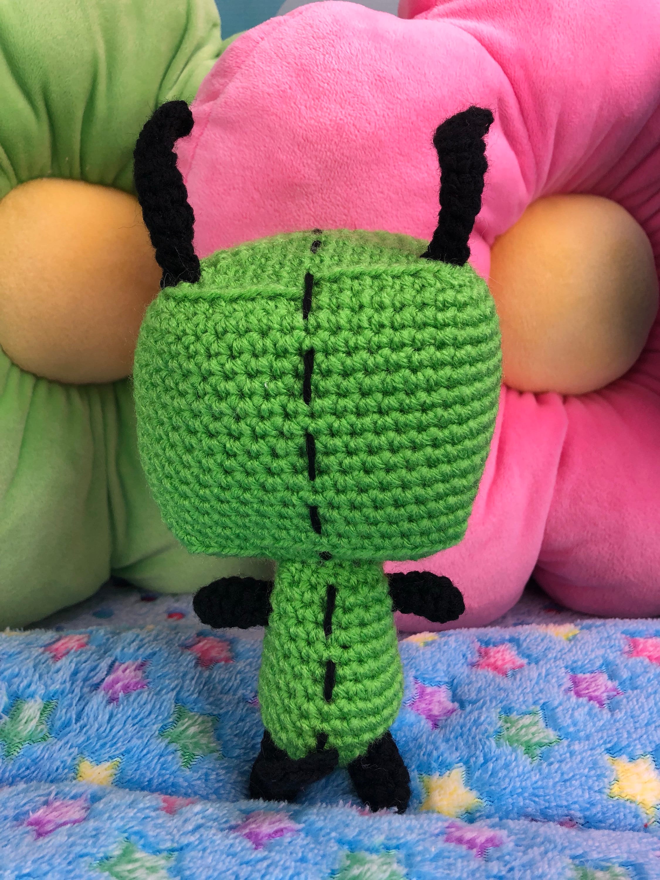 Invader Zim GIR dog Crochet | Etsy