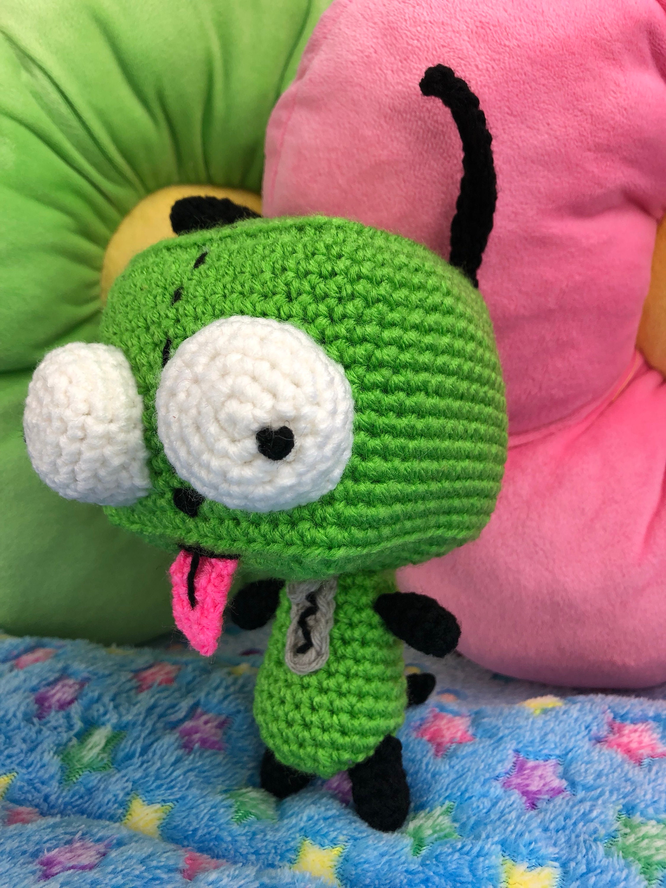 Invader Zim GIR dog Crochet - Etsy
