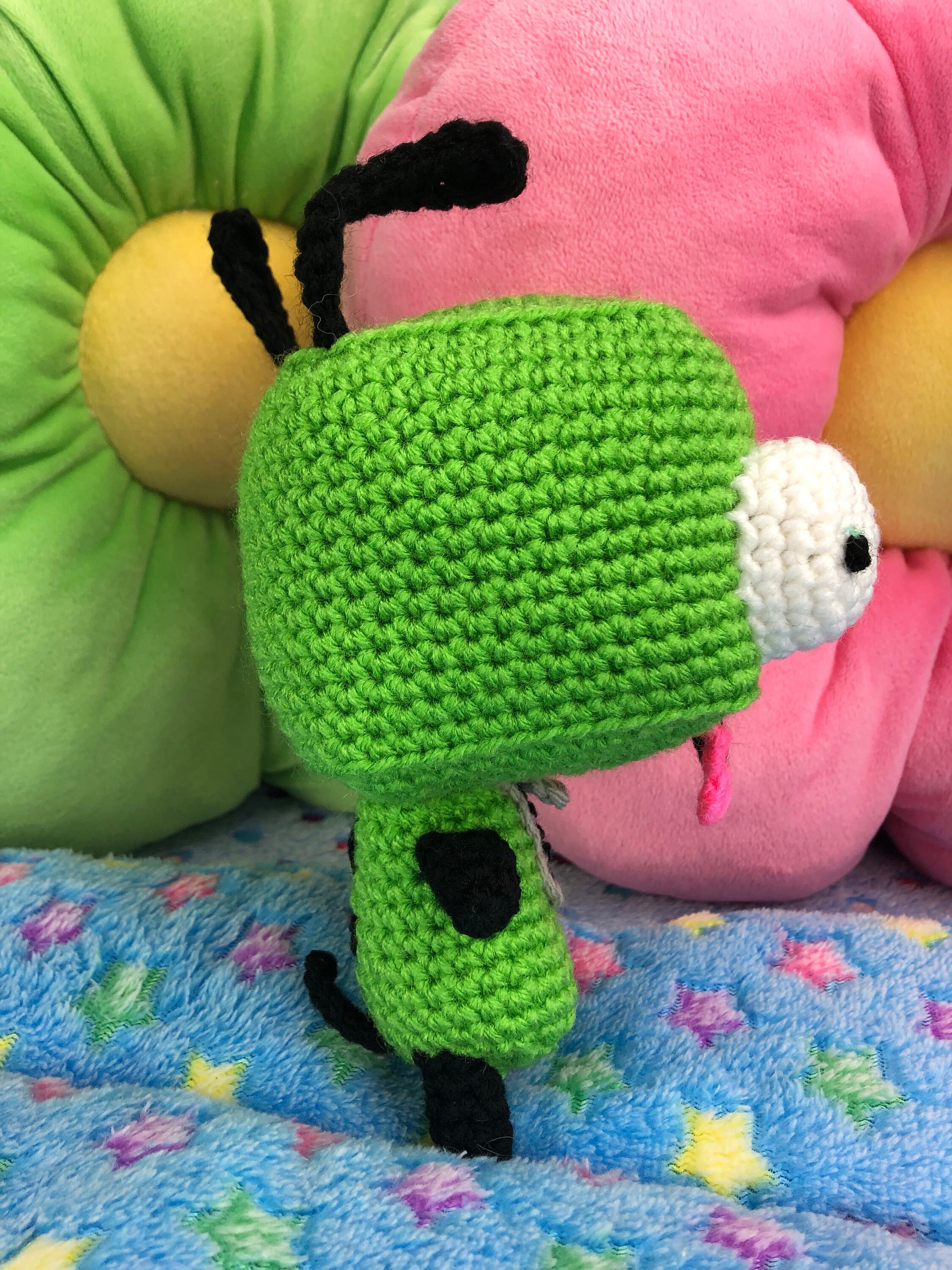 Invader Zim GIR dog Crochet | Etsy