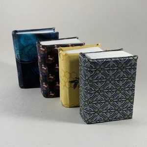 Unlined Mini Handmade Hardback, Casebound Blank Books, Journals ...