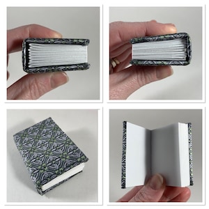 Unlined Mini Handmade Hardback, Casebound Blank Books, Journals ...
