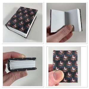 Unlined Mini Handmade Hardback, Casebound Blank Books, Journals ...