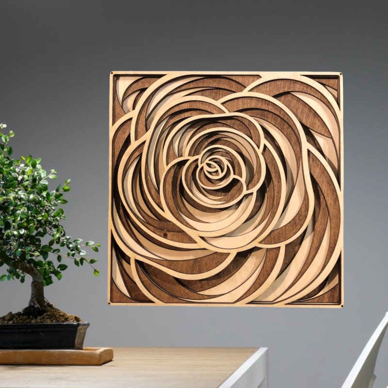 Layered Wood Art - Etsy