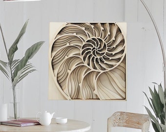 Wood Nautilus Shell - Etsy