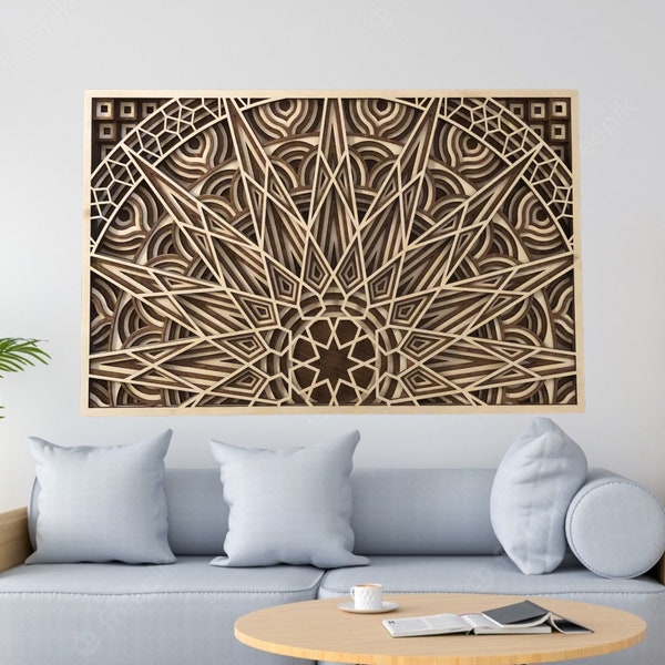 Layered Wood Art - Etsy