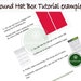 Template of Box for Round Hat (6"x4"x1") - Etsy