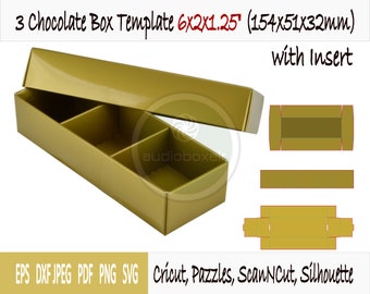 Chocolate Box Template - Etsy UK