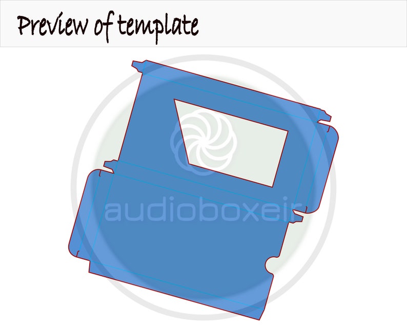 Template of Box for Chocolate Bar With Window (6.25x3.125x0.5") - Etsy