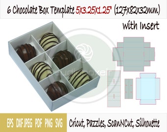 Box Insert Template | Etsy