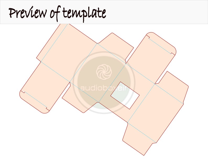 Pillar Candle Box Template 3x3x4 Care Package Gift Favor - Etsy