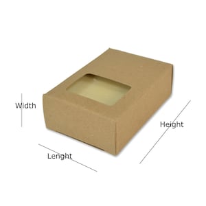 Template of Soap Box With Oval Window (2.75"x1.25"x3.5") - Etsy