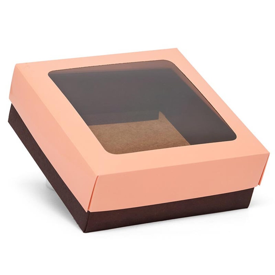 Template of Box for Cookie With Square Window (5"x5"x1.5") - Etsy